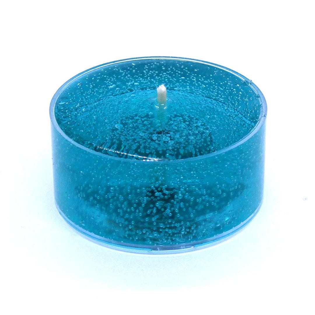 Teal Tea Light Candles: 24 Pack Unscented, 8-hour Burn, USA Made - Etsy