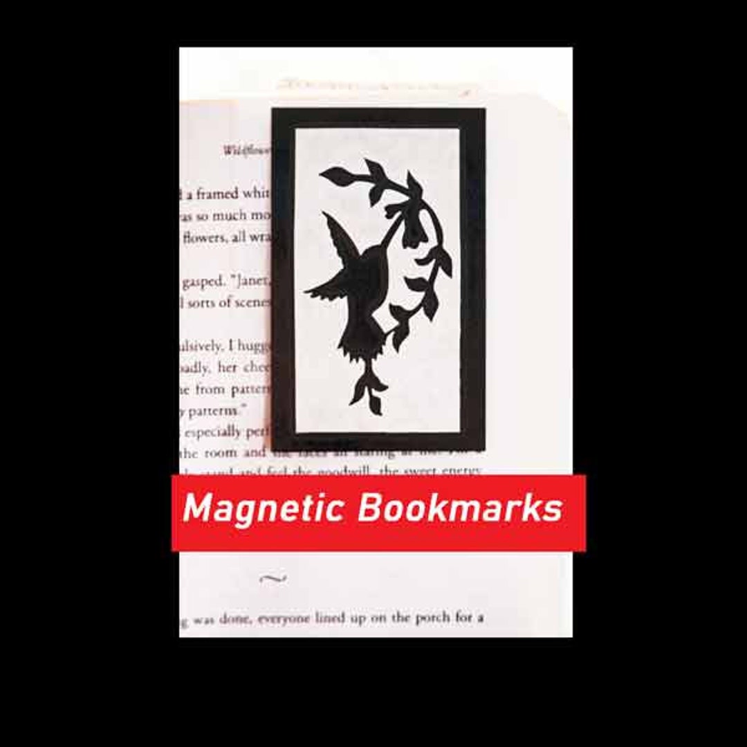 Scherenschnitte Magnetic Book Mark Humming Bird Hand Paper Cut and ...