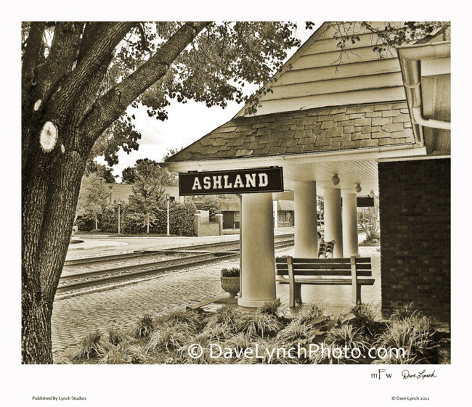 Ashland Train Depot Station Ashland VA Hanover County Home Office Decor ...