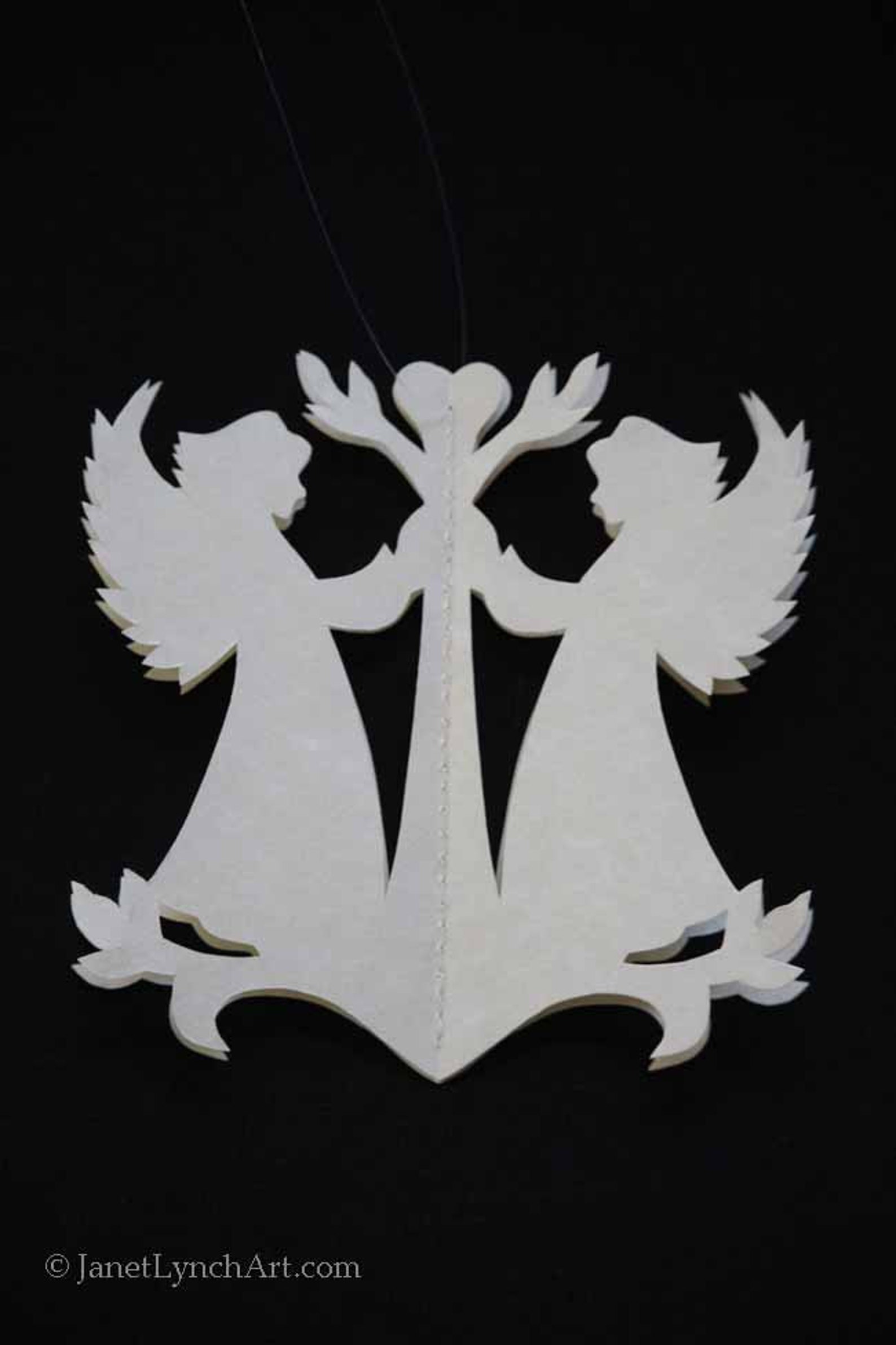 3D Christmas Ornaments Christmas Decorations Scherenschnitte Hand Sewn ...