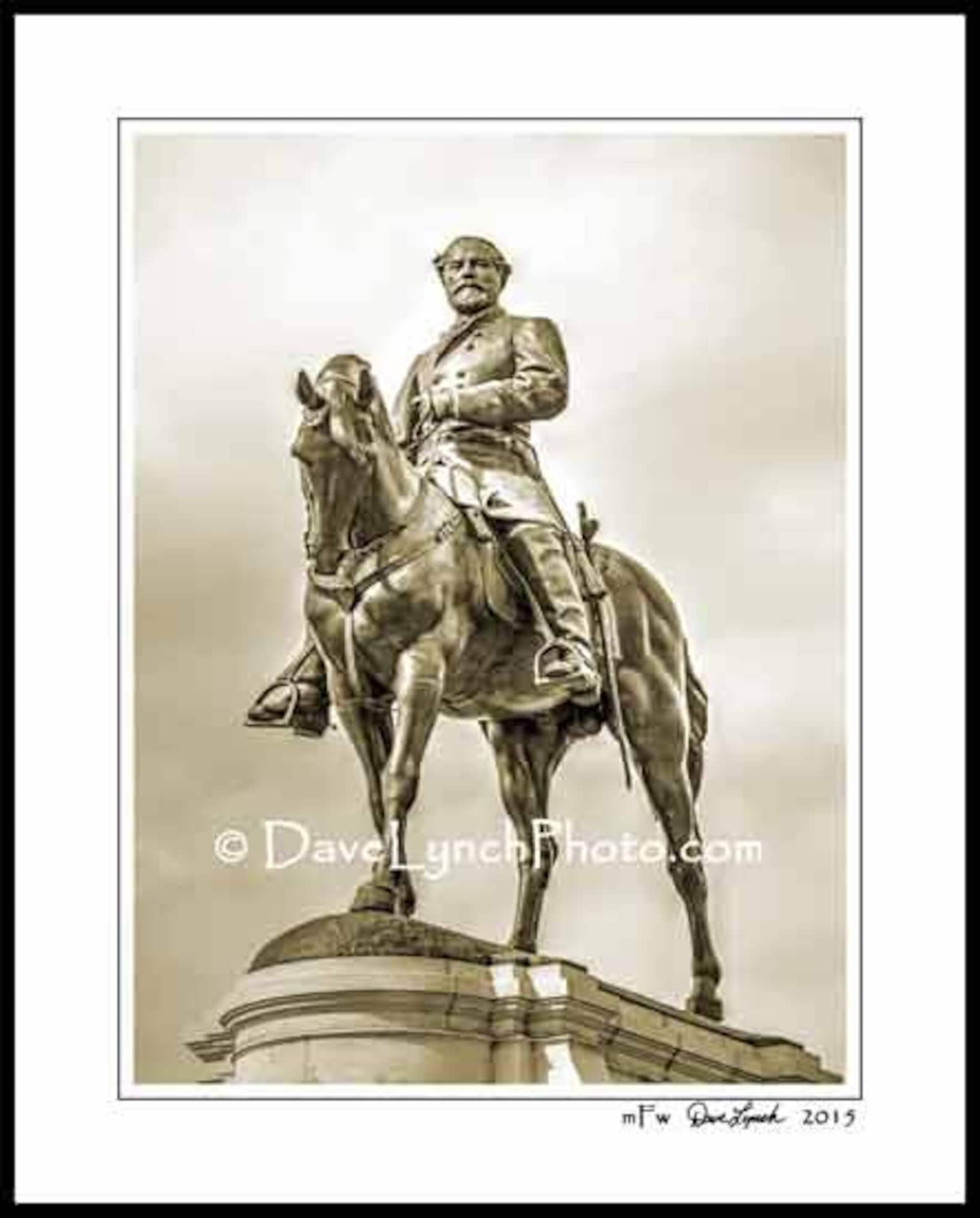 Richmond Va,robert E Lee Monument,richmond Virginia,statue.richmond Art ...