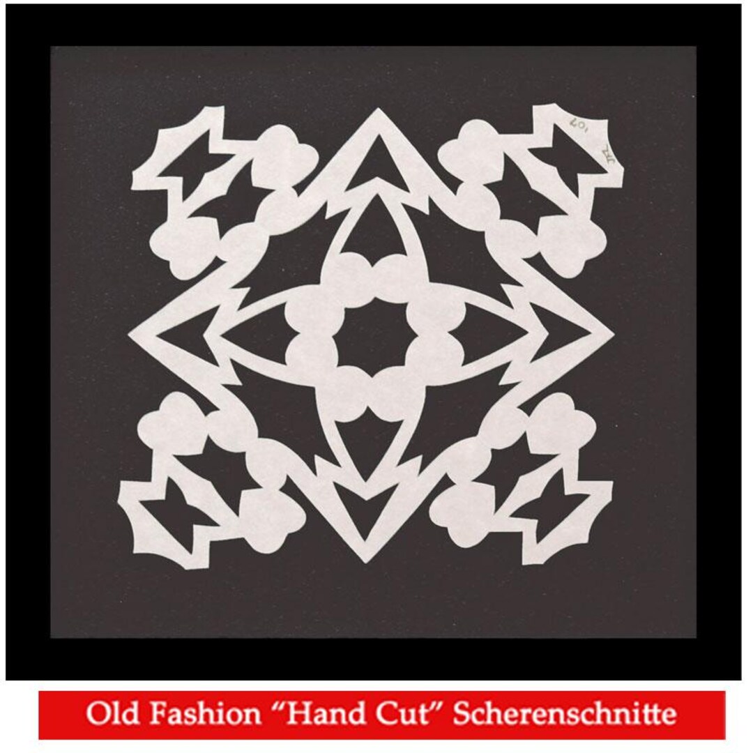 Father's Day -mother's Day - Scherenschnitte (hand Paper Cutting) Quilt ...