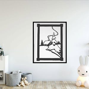 Scherenschnitte Paper Cutting - Winter Christmas Cabin - Framed 8x10 ...
