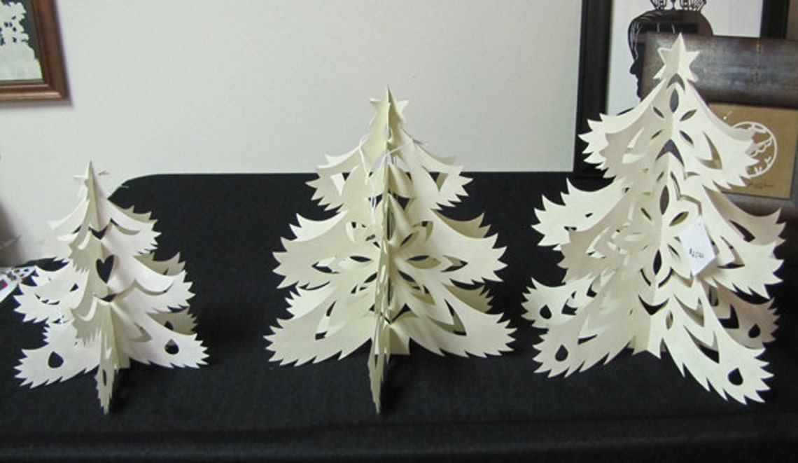 Paper Cutting Christmas Tree(s) - Scherenschnitte - Decorations -S ...