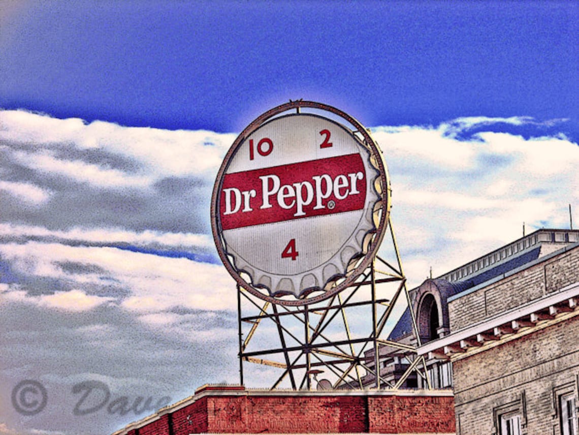 VA Signs Dr Pepper Roanoke VA Fine Art Photography Print - Etsy