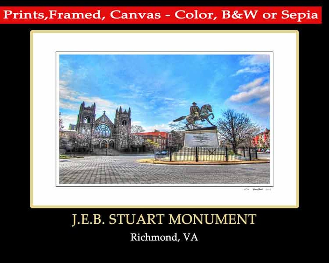 Richmond VA J.E.B Stuart Monument JEB Richmond Virginia RVA Richmond ...