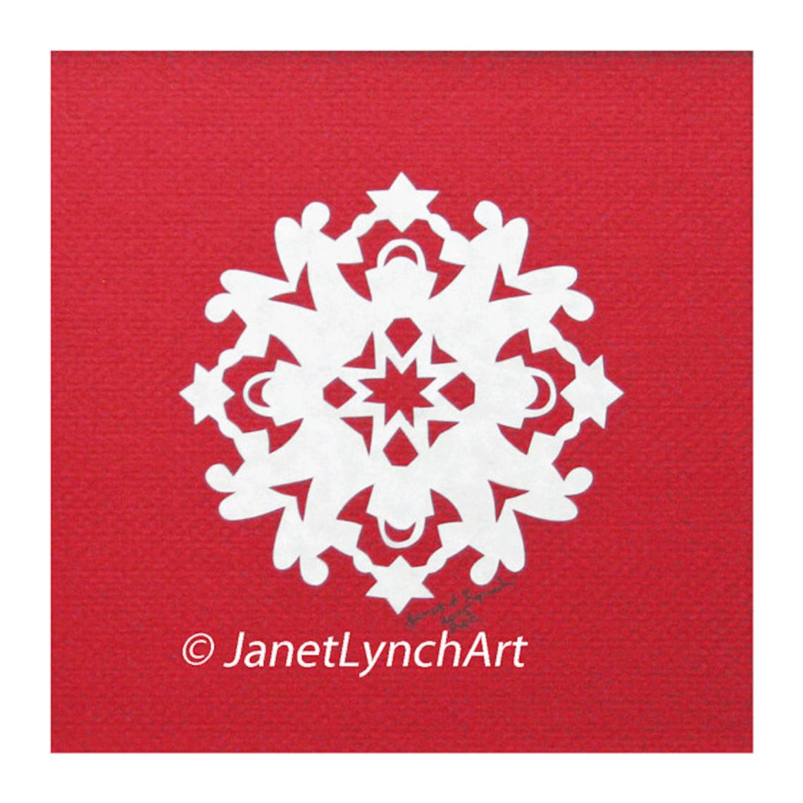 Scherenschnitte Paper Cutting Christmas Quilt Pattern Snow | Etsy