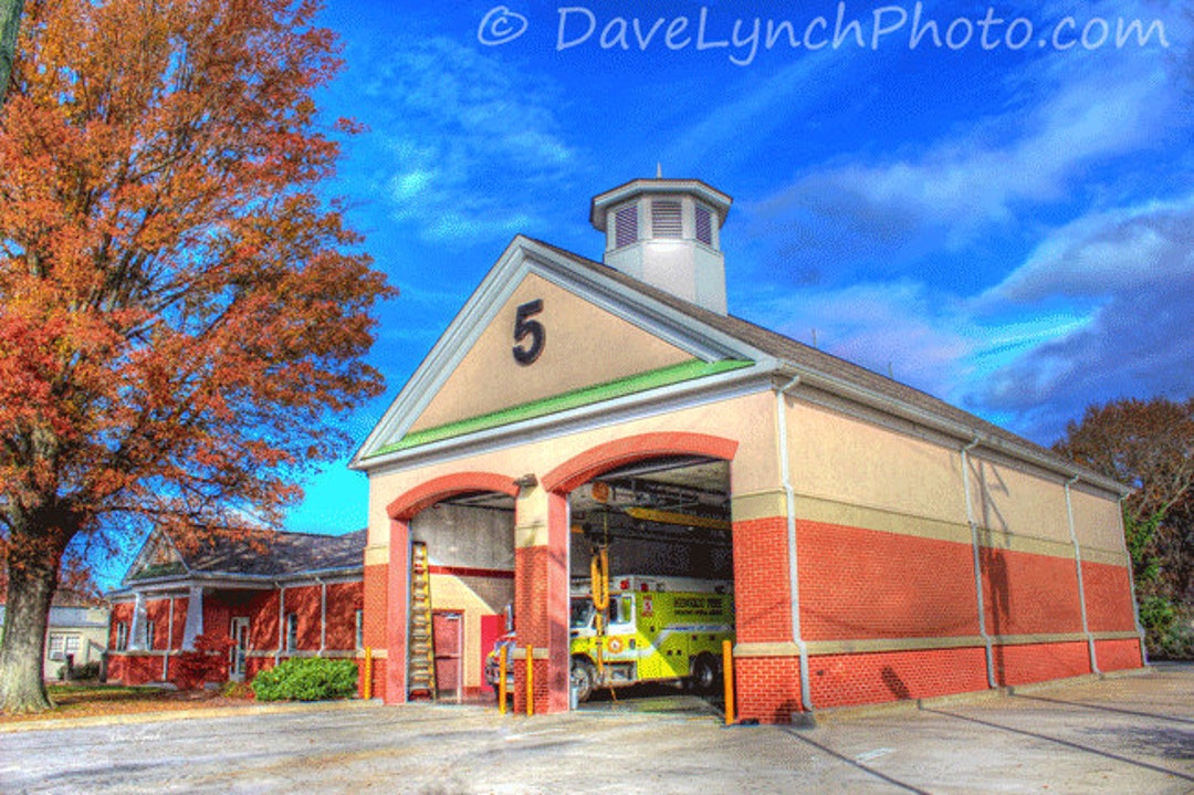 Richmond Va,rva,henrico Fire Station Co 5 Lakeside,richmond Virginia ...