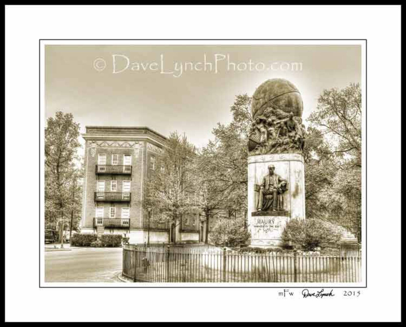 Richmond Va.maury Monument,statue,civil War,confederate,csa Navy,map ...