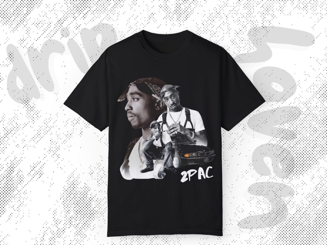 2pac T-shirt, Graphic T-shirt for Men, Graphic Tees, Streetwear ...