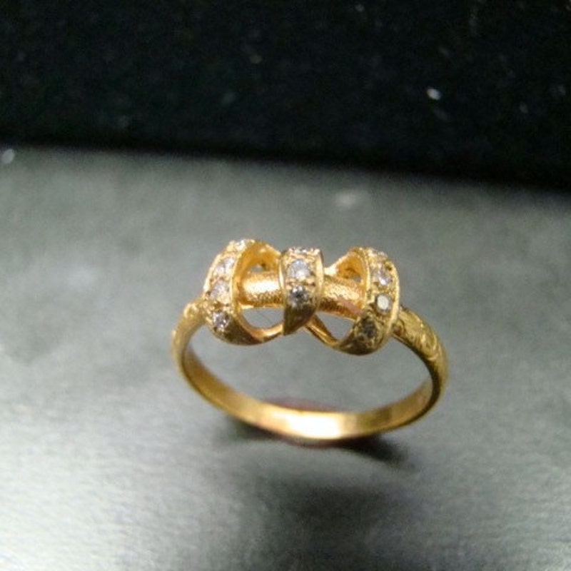Bow Ring - Etsy