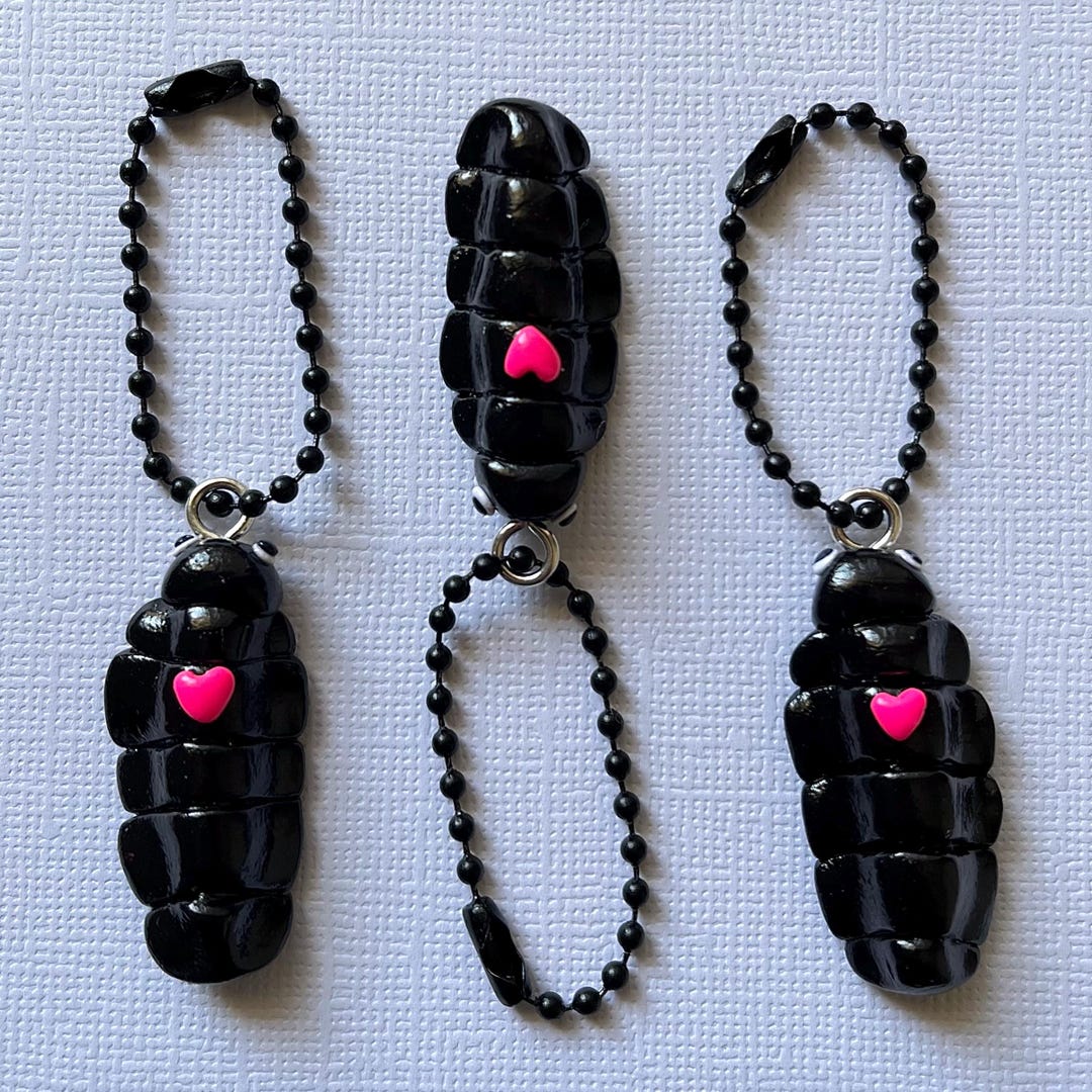Polymer Clay Isopod Bag Charms - Etsy