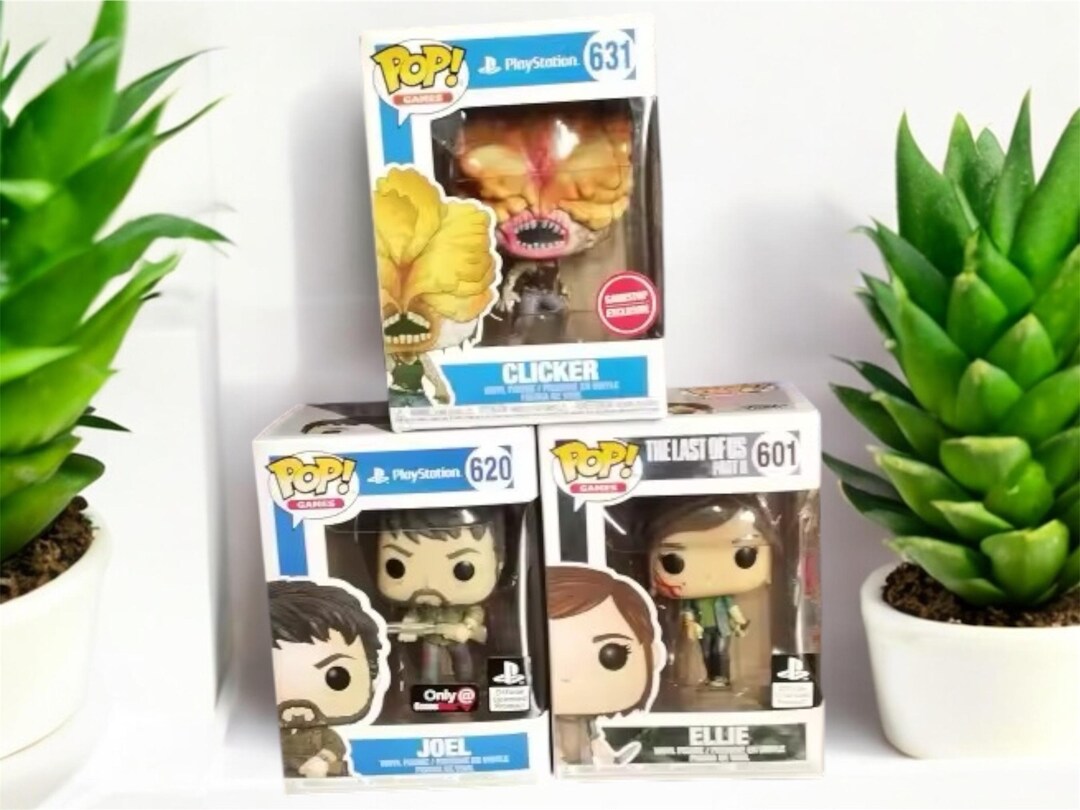 The Last of Us Figure Ellie+joel+clicker Replica Handmade Pop Figure ...