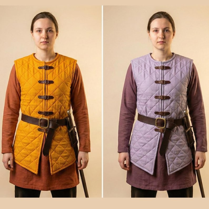 Gambeson Pattern PDF, Medieval Armor Sewing Guide, Quilted Armor DIY ...