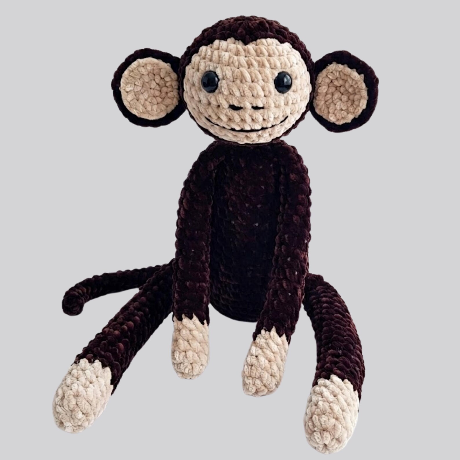 Momo Monkey Crochet Pattern, Easy Amigurumi Animal (PDF Pattern) - Etsy