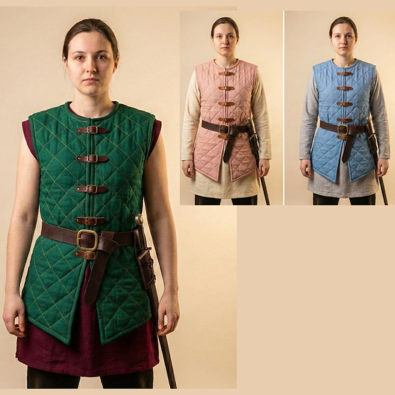 Gambeson Pattern PDF, Medieval Armor Sewing Guide, Quilted Armor DIY ...