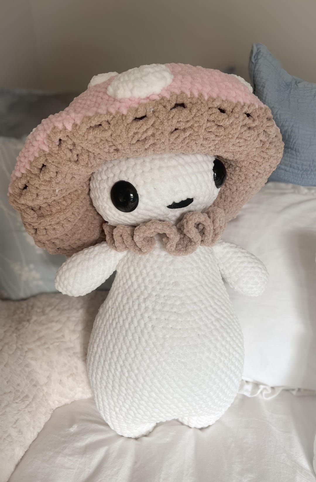 Giant Plush Mushroom Stuffy, Handmade and Crocheted - Etsy