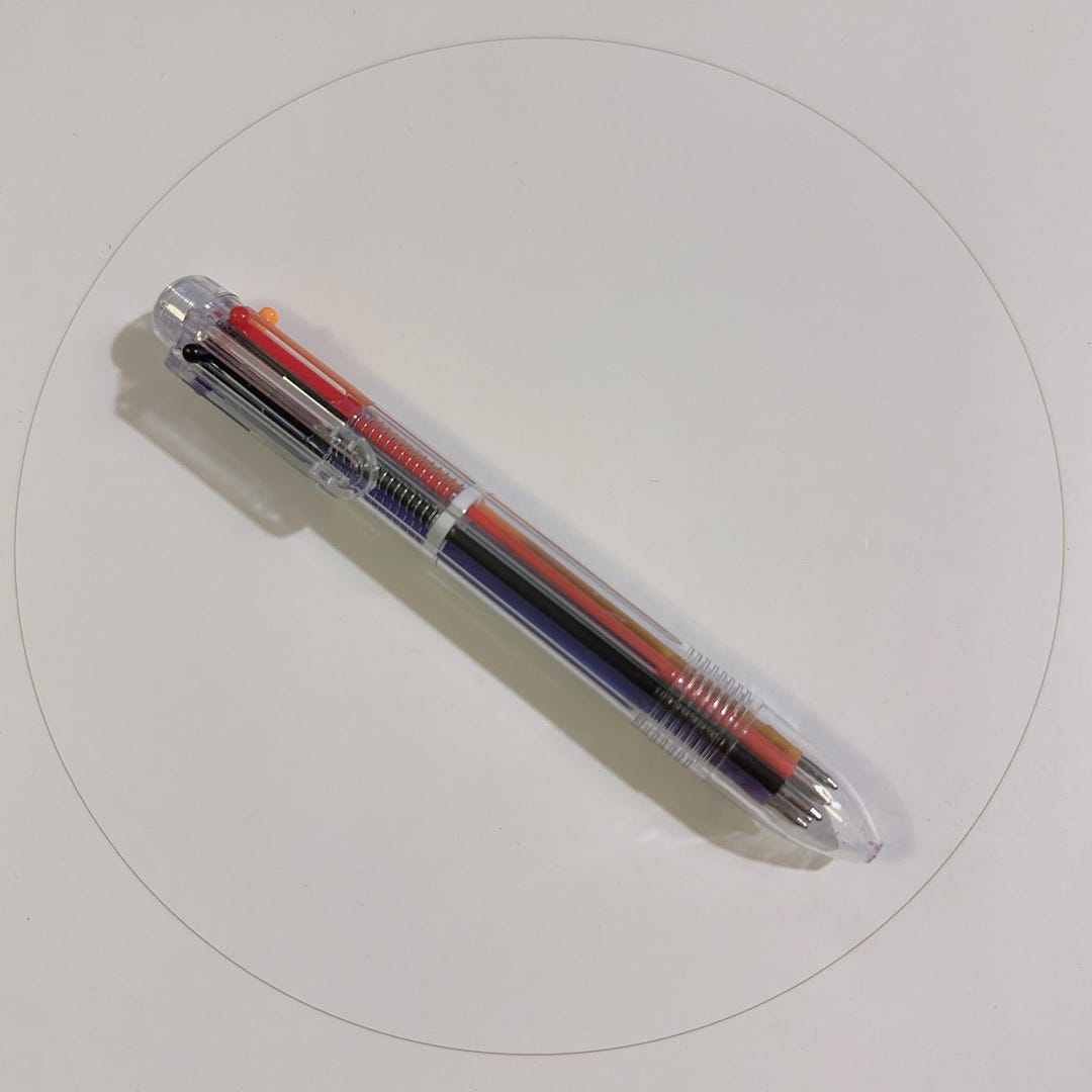 Multi-colored Ballpoint Pen 6-in-1 Multi Colored Pen Home Office Supply ...