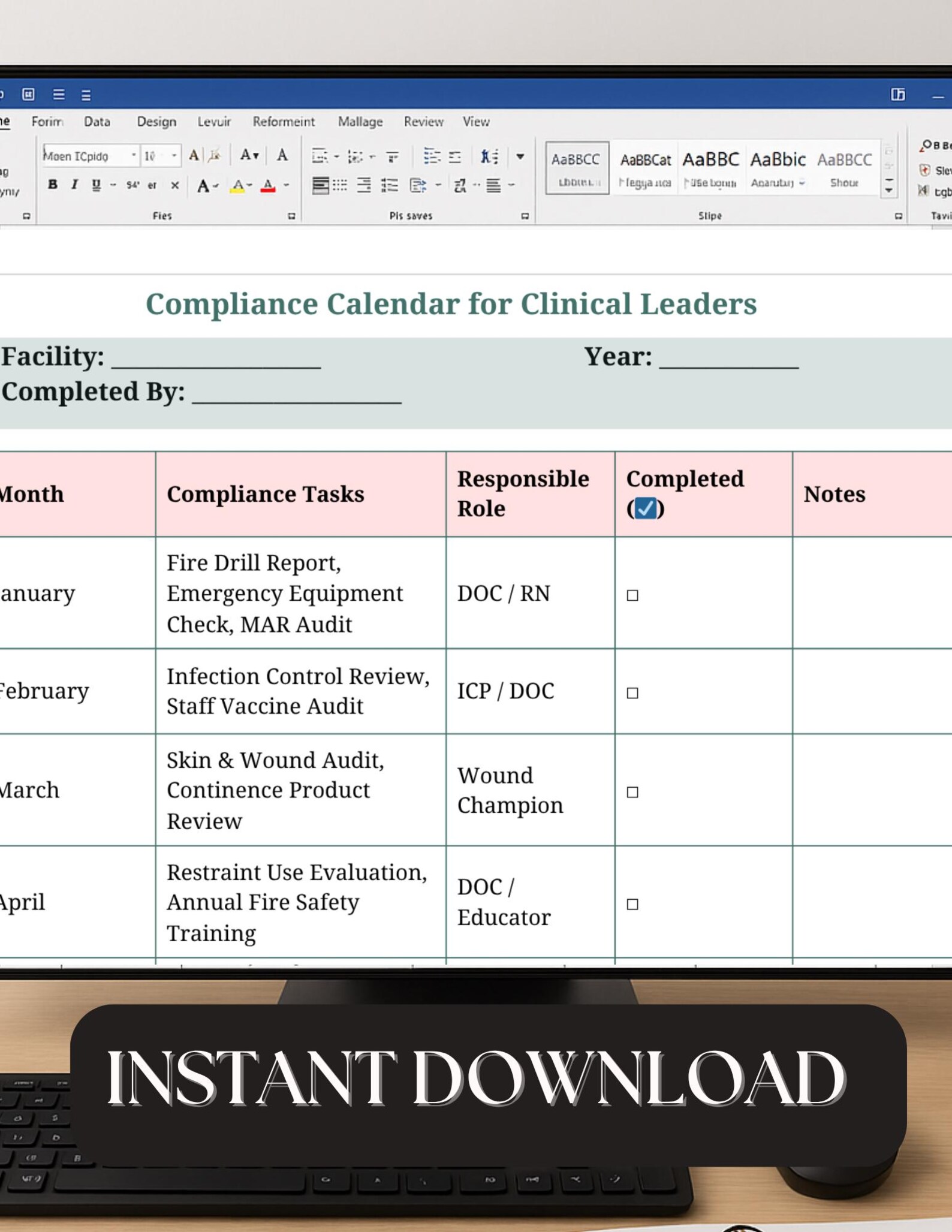 Nurse Manager Daily Checklist , Doc Daily Task List , Director of Care ...