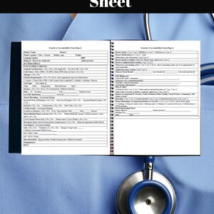 Patient Transfer of Accountability Printable Pdf Form, Nurse Handover ...