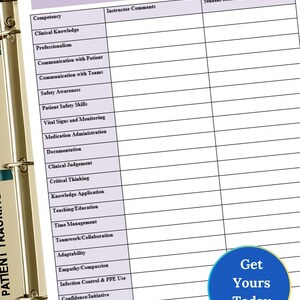 10 Page Clinical Instructor Toolkit, Nursing Education Printable ...