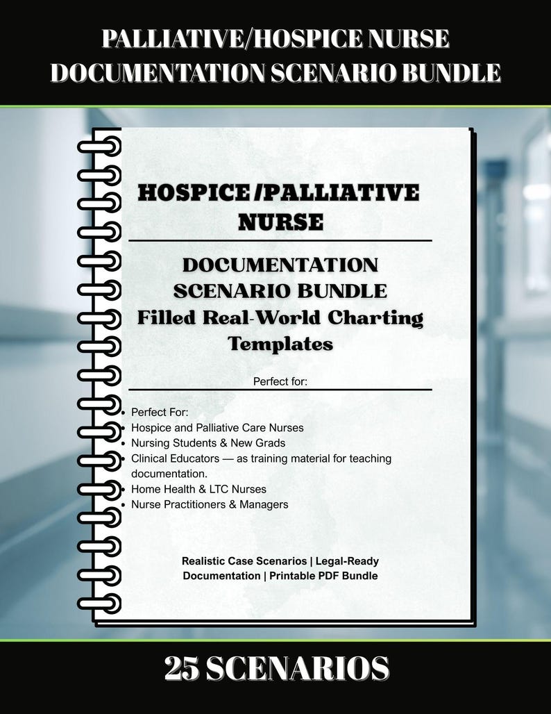 Hospice and Palliative Care Scenarios EOL Toolkit, End-of-life Nursing ...