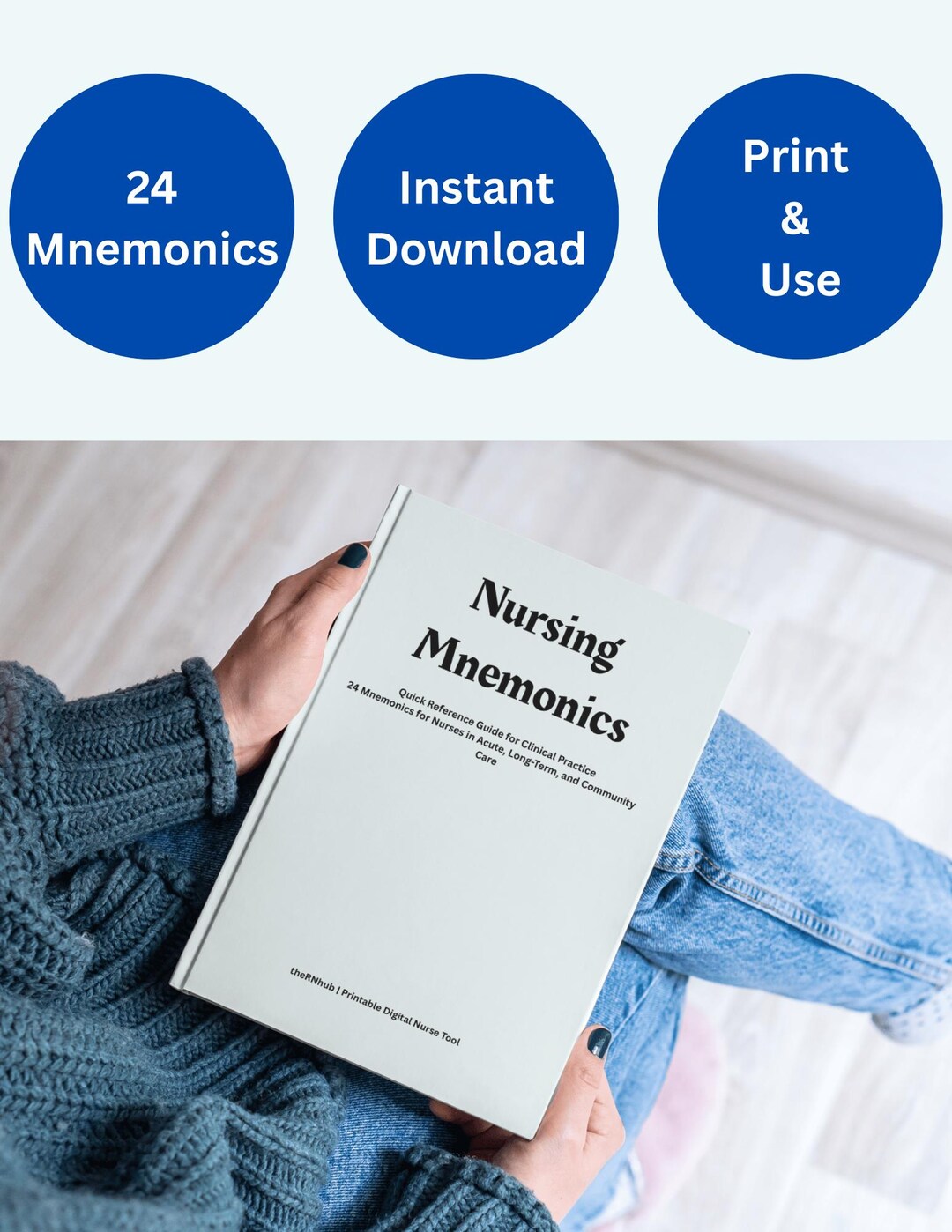 Nursing Mnemonics Study Guide PDF | Clinical Cheat Sheet for Nurses ...