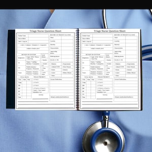 Triage Nurse Question Sheet, Printable Emerge Nurse Report Sheet PDF ...