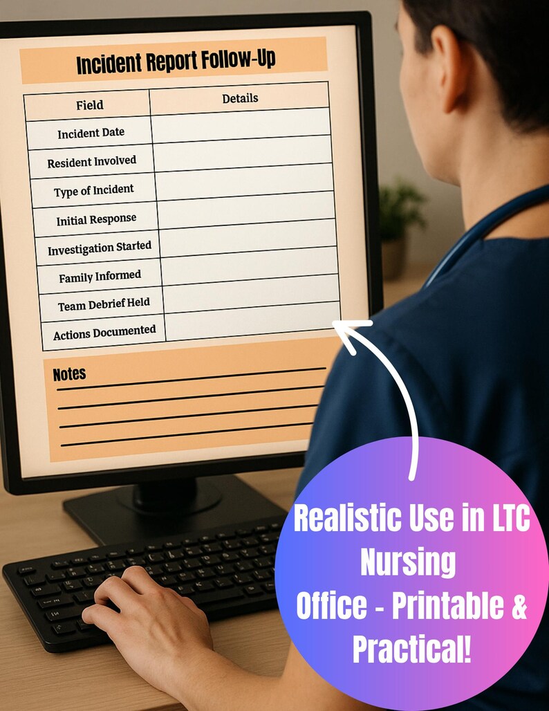 Director of Care Audit Tool Bundle, Printable LTC QA Forms, Monthly ...