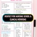 Nursing Cheat Sheet Printable, Nursing Student Quick Reference Guide ...