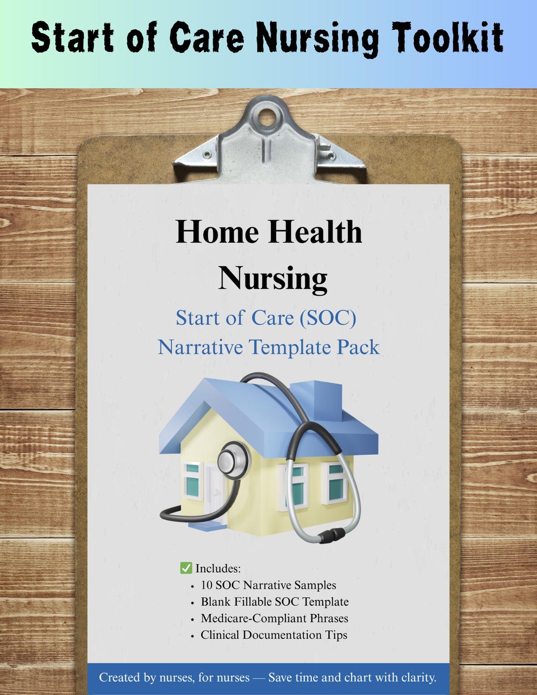 SOC Narrative Templates for Rns and Lpns, Fillable PDF, Nursing ...