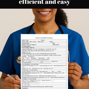 Patient Transfer of Accountability Printable Pdf Form, Nurse Handover ...
