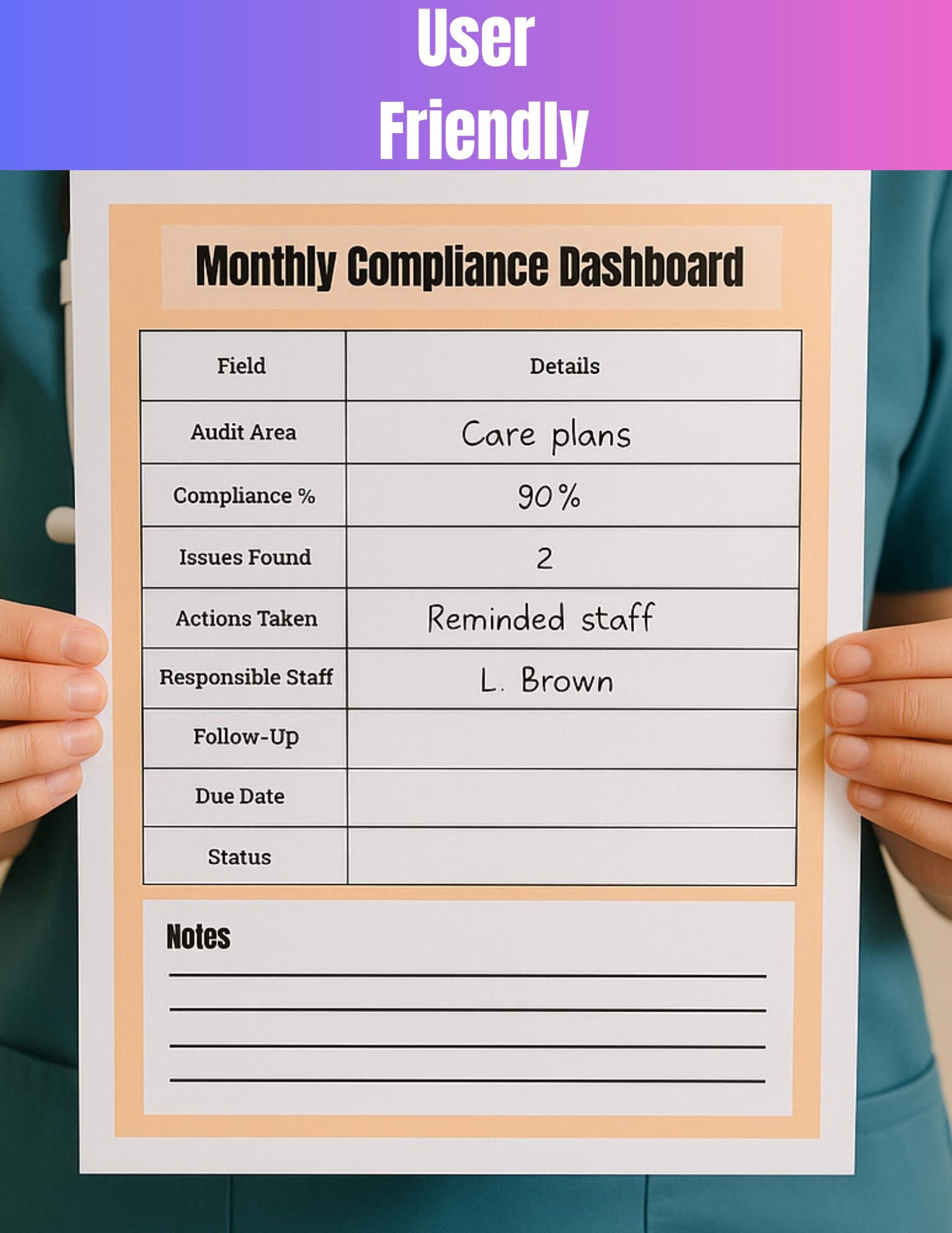 Director of Care Audit Tool Bundle, Printable LTC QA Forms, Monthly ...