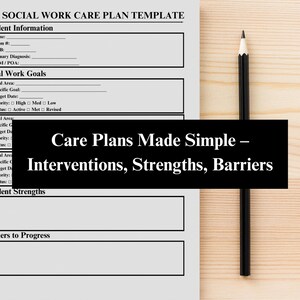 LTC Social Work Planner, Nursing Home Social Work Template, Editable ...