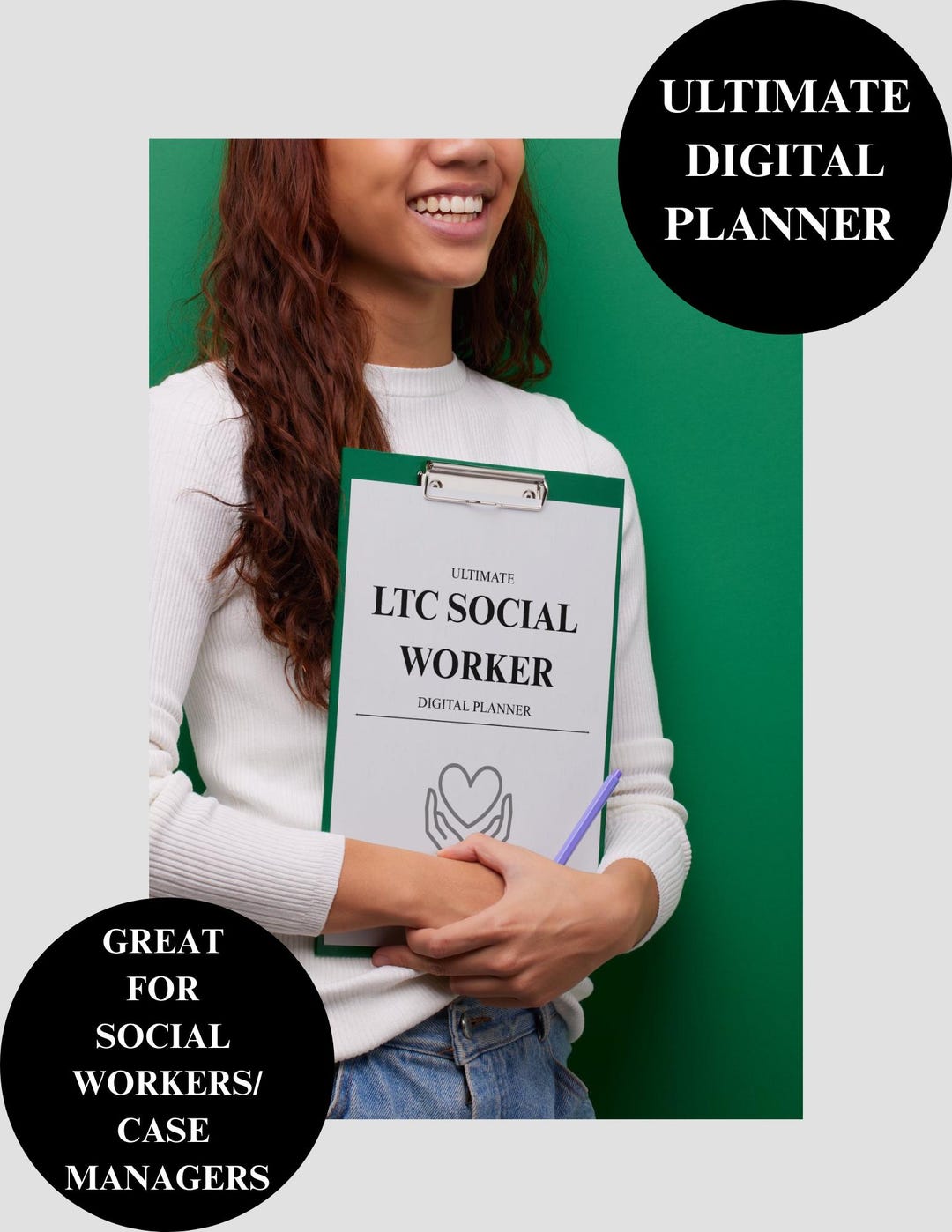 LTC Social Work Planner, Nursing Home Social Work Template, Editable ...