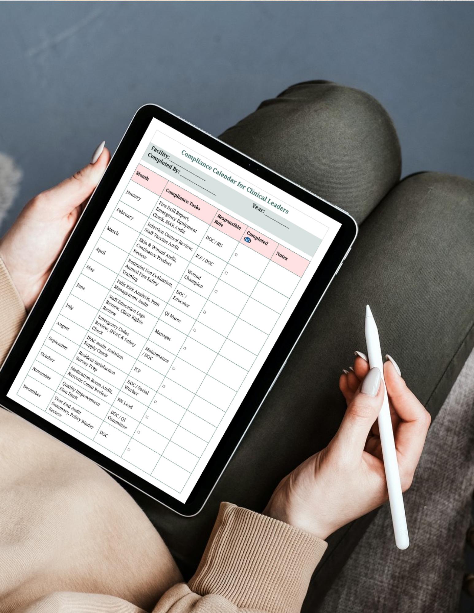 Nurse Manager Daily Checklist , Doc Daily Task List , Director of Care ...