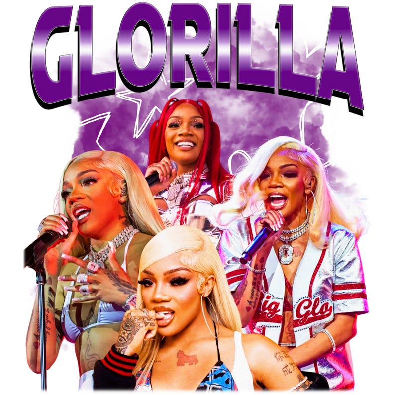 GLORILLA T Shirt Design. PNG Digital 4500x5100 Px. Rap Rapper, Hiphop ...