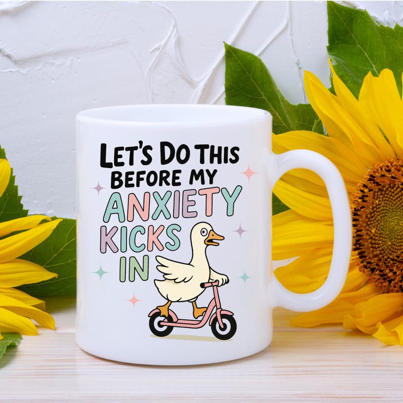 Funny Goose Anxiety PNG | Mental Health Humor (digital Download) - Etsy
