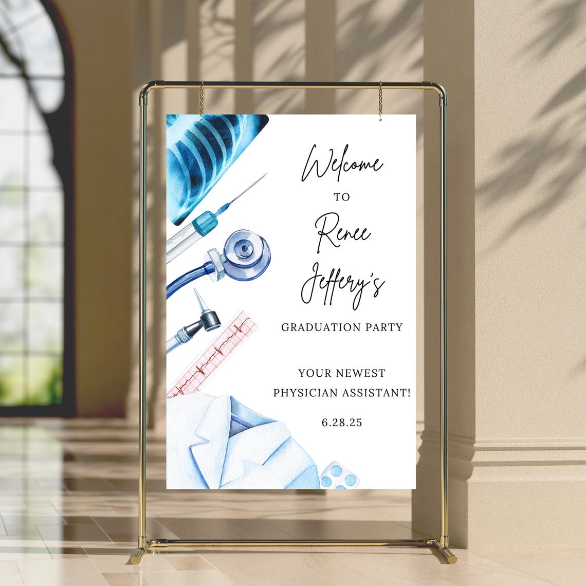 Physician Assistant Graduation Welcome Sign|nurse Practitioner ...