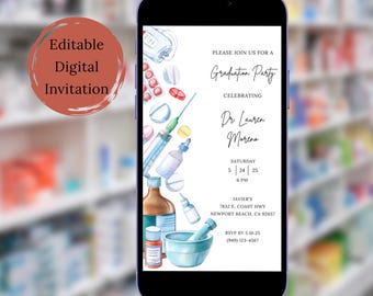Pharmacist Graduation Party Welcome Sign | Pharmacy Grad Welcome Sign ...