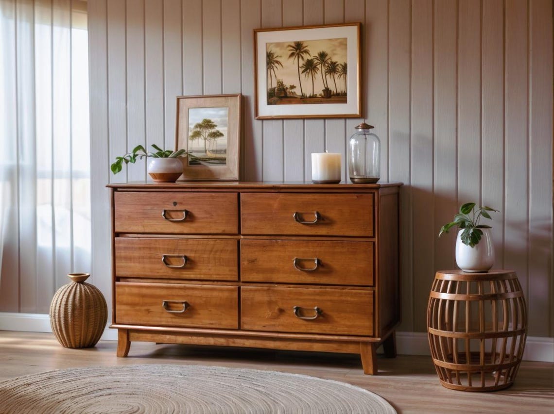 Farmhouse 6-drawer Dresser Plan: Woodworking Plans (PDF Download) - Etsy
