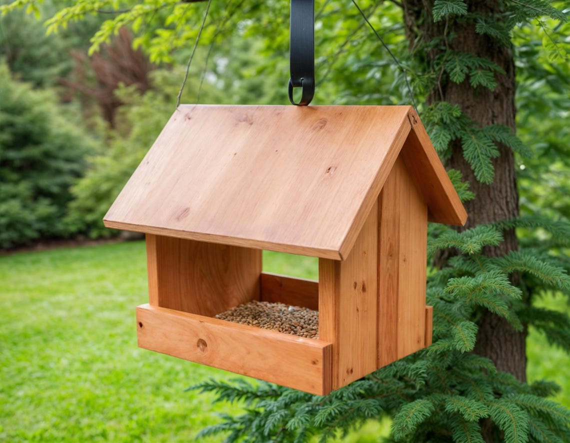 DIY Bird Feeder Plan: Step-by-step Woodworking Plans (PDF Download) - Etsy