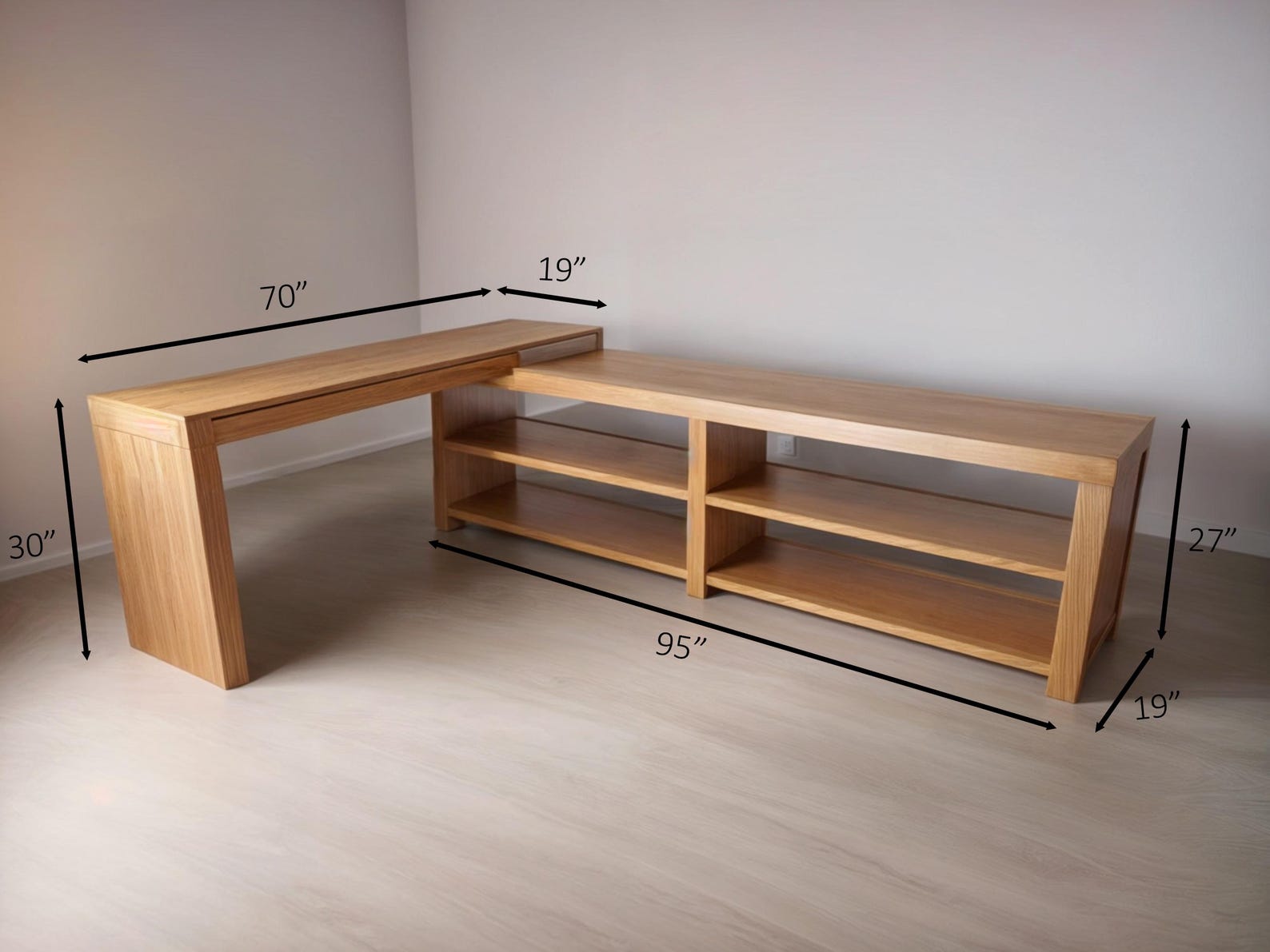 L Shape Desk Build Plan, Computer Corner Desk, Diy Furniture Plans ...