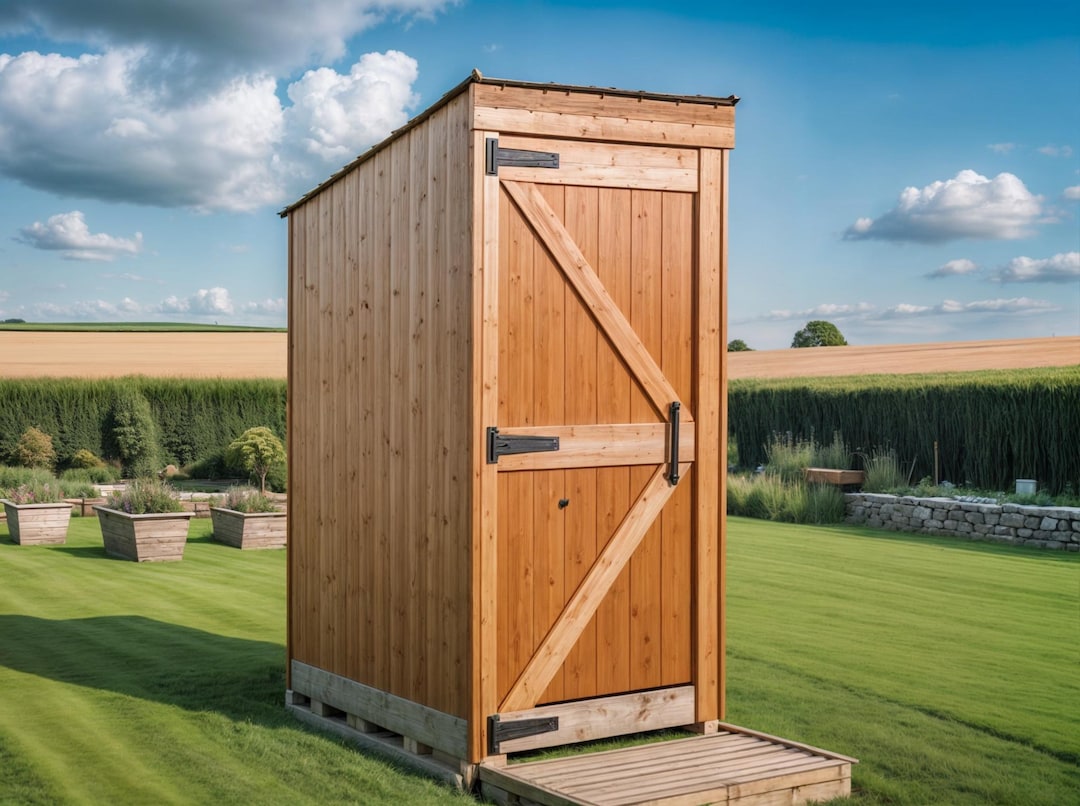 Outhouse Build Plan: Modern Composting Toilet Shed (PDF Download) - Etsy