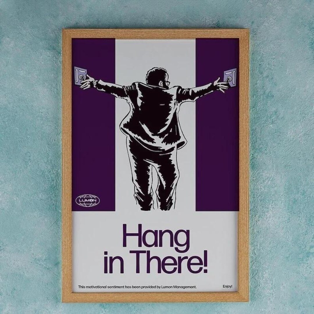 Severance “hang in There” Dylan Poster – Matte Vertical Wall Art Print ...