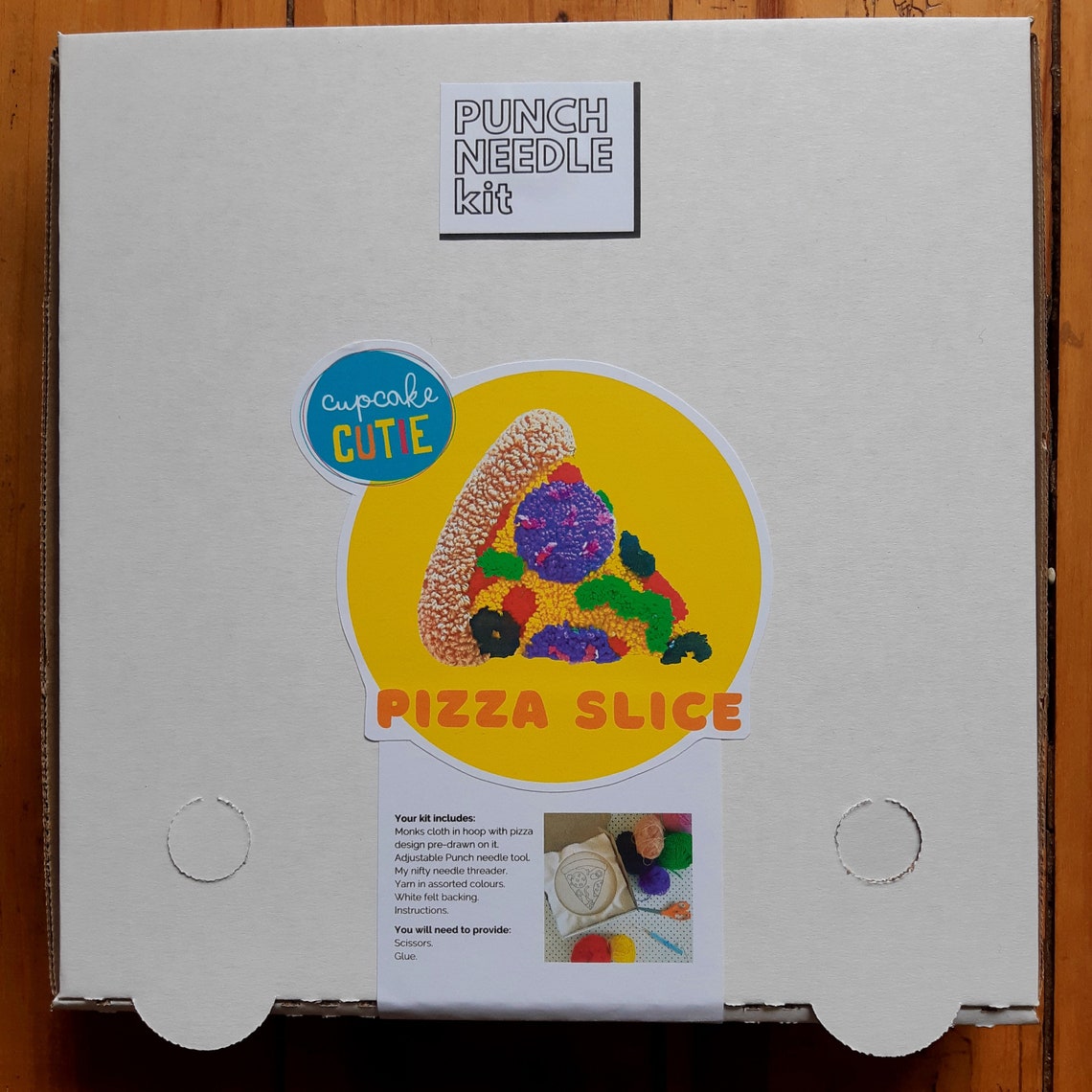 Pizza Punch Needle Embroidery Kit. Takeaway Food. DIY Tufted - Etsy