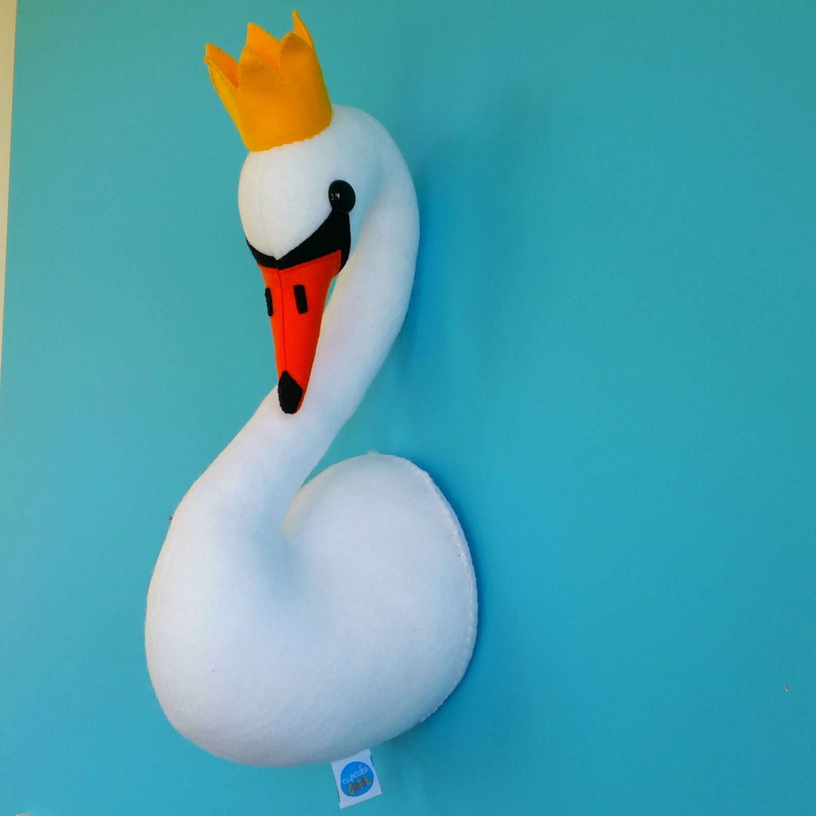Swan Head Sewing Pattern. Faux Taxidermy Felt Bird. Princess - Etsy UK