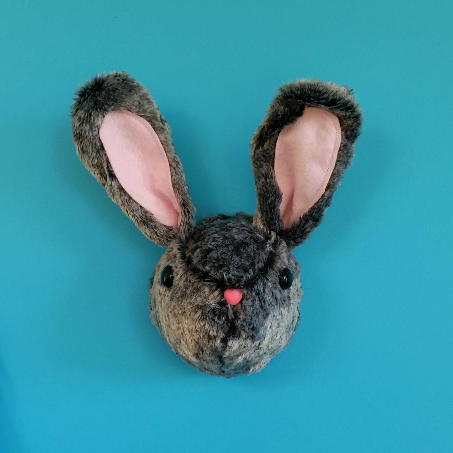 Bunny Head Sewing Pattern. Bob the Bunny. Rabbit Trophy Head. Faux ...