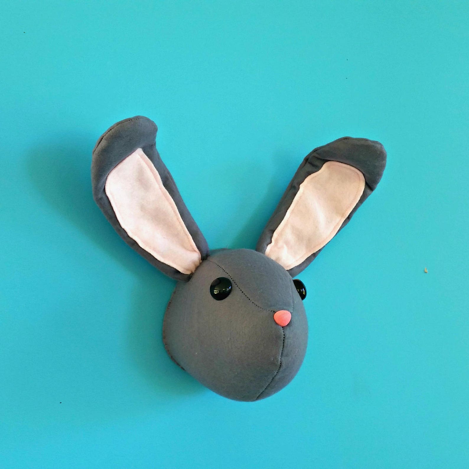 Bunny Head Sewing Pattern. Bob the Bunny. Rabbit Trophy Head. - Etsy UK