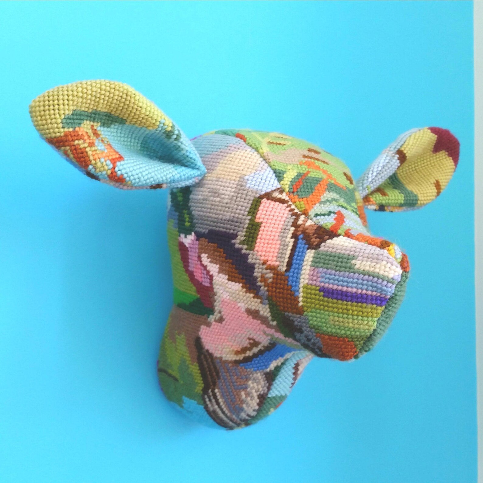 Deer Head Sewing Pattern. Stan the Stag Trophy Head. Faux | Etsy